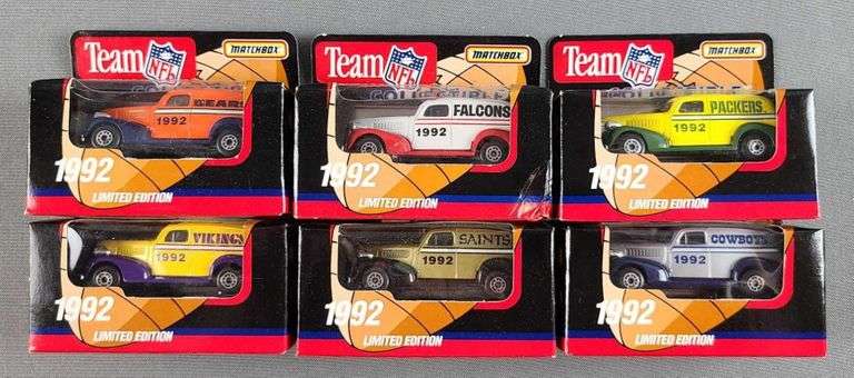 Group of 28 Matchbox Team NFL die cast vehicles - Matthew Bullock ...