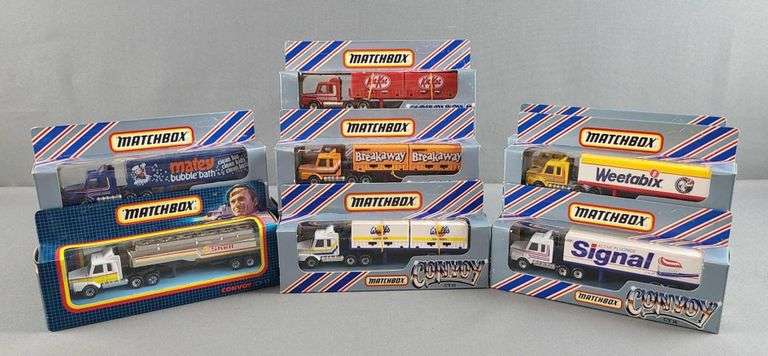 Group of 15 Matchbox Convoy die cast trucks - Matthew Bullock Auctioneers