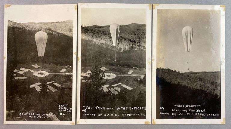 Postcards-Real Photo Explorer Stratosphere Balloon Flight - Matthew ...
