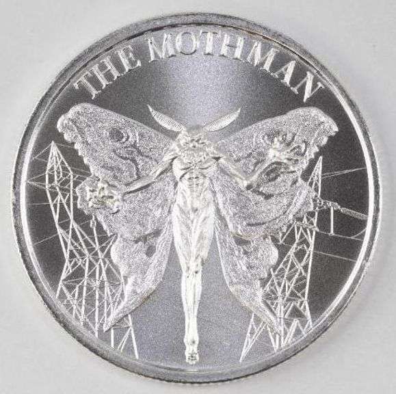 2021 Intaglio Mint Mothman 1oz. .999 Fine Silver - Matthew Bullock ...