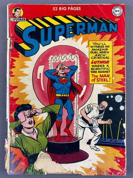 DC Comics Superman No. 68 Comic Book - Matthew Bullock Auctioneers