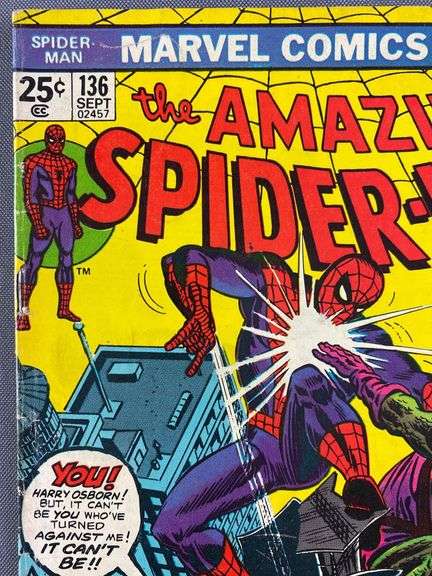 Marvel Comics The Amazing Spider-Man No. 136 Comic Book - Matthew ...