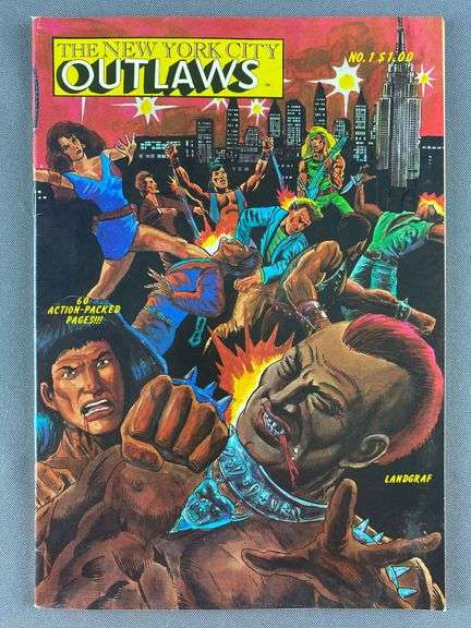 Outlaw Comics The New York City Outlaws No. 1 Comic Book - Matthew ...