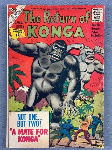 Charlton Comics Group The Return of Konga Comic Book - Matthew Bullock ...