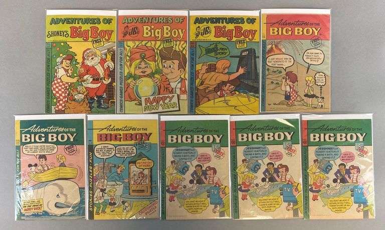 Group of 9 Adventures of the Big Boy Comic Books - Matthew Bullock ...