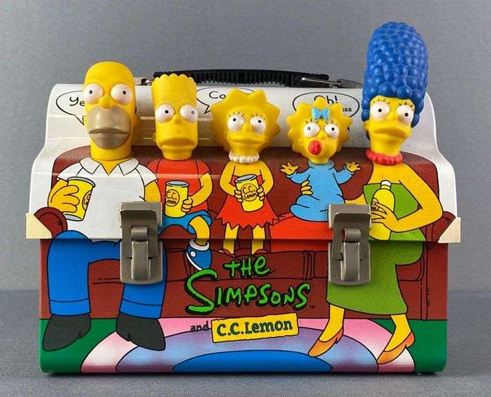 Rare Japanese C.C. Lemon The Simpsons Metal Lunchbox - Matthew Bullock ...