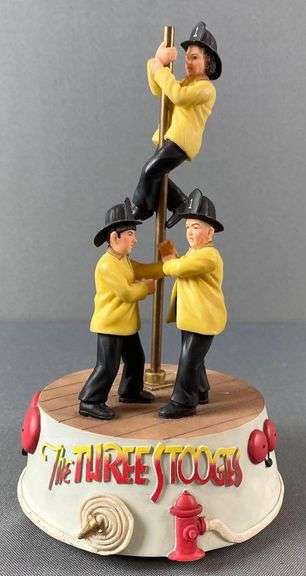 Westland The Three Stooges Firefighters Music Box - Matthew Bullock ...