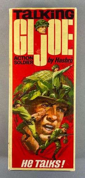 Hasbro Talking GI Joe Action Soldier with Box - Matthew Bullock Auctioneers