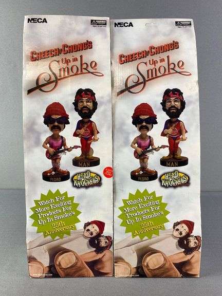 Group of 2 NECA Cheech and Chong Plush Dolls - Matthew Bullock Auctioneers
