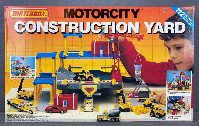 Matchbox Motorcity Construction Yard - Matthew Bullock Auctioneers