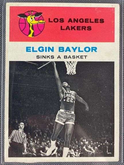 1961 Fleer Elgin Baylor #46 - Matthew Bullock Auctioneers