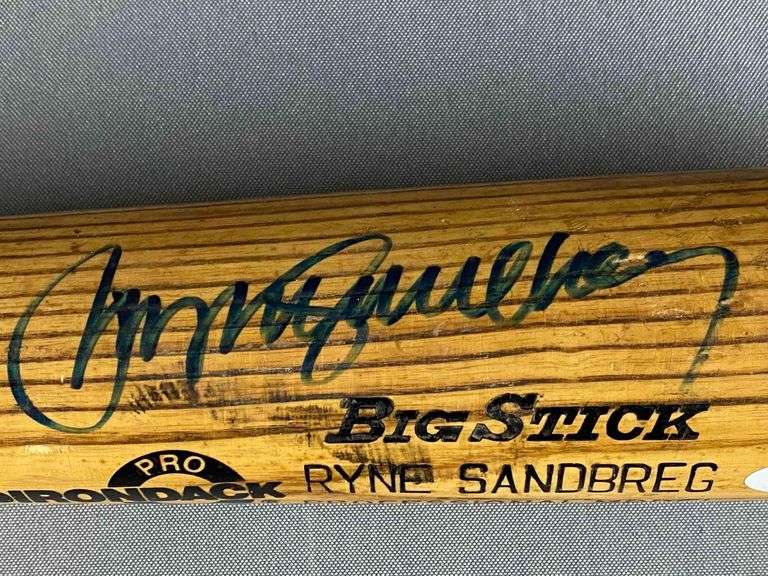 Ryne Sandberg Signed Game Used Bat with PSA COA - Matthew Bullock ...