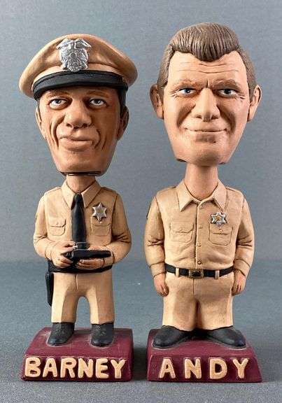 Group of 2 Andy Griffith Show Ceramic Bobbleheads - Matthew Bullock ...