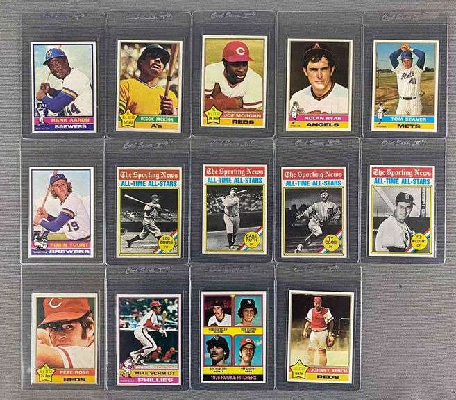 1976 Topps Baseball High Grade Set with Traded Set - Matthew Bullock ...