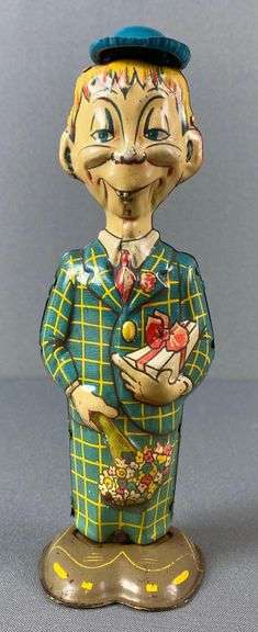 Marx Mortimer Snerd Tin Litho Wind-Up Walker - Matthew Bullock Auctioneers
