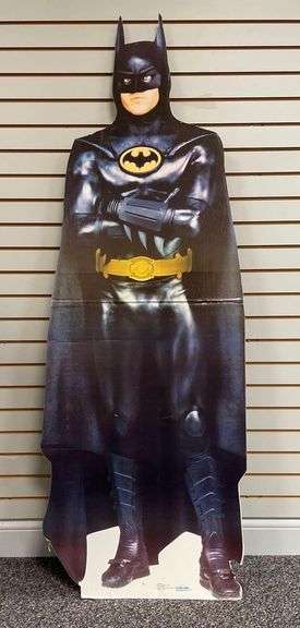 1989 Batman Cardboard Standee - Matthew Bullock Auctioneers