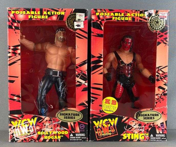 Group of 2 Toymakers WCW Action Figures - Matthew Bullock Auctioneers