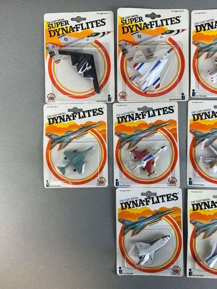 Group of 10 Assorted Dyna-Flites Die-Cast Aircraft - Matthew Bullock ...