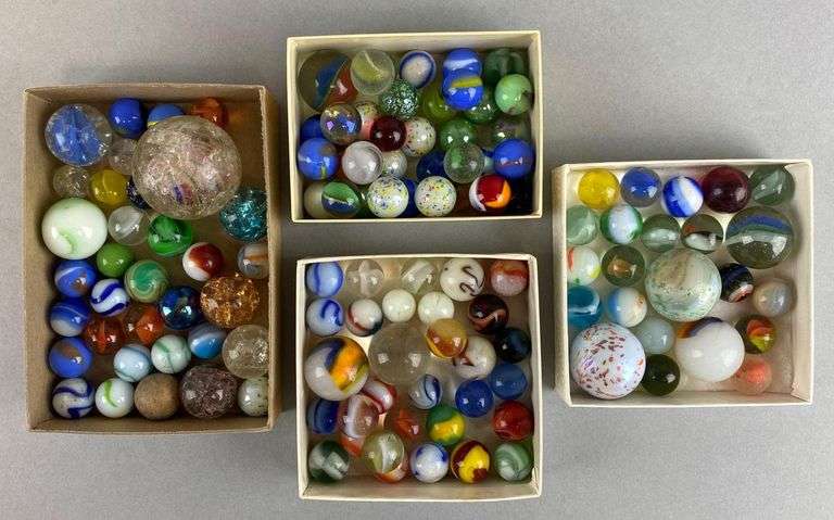 Group of 100+ Assorted Marbles - Matthew Bullock Auctioneers
