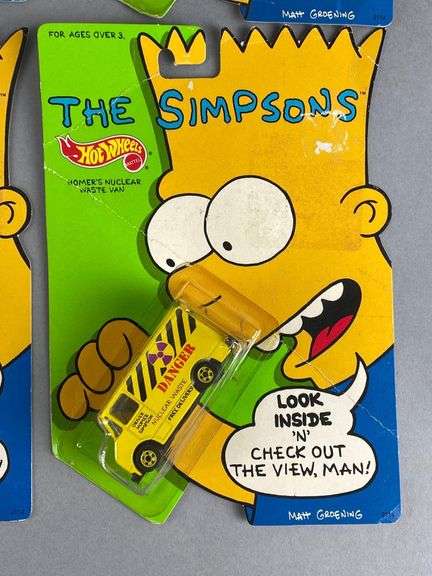 Group of 6 Hot Wheels The Simpsons Nuclear Waste Vans - Matthew Bullock ...