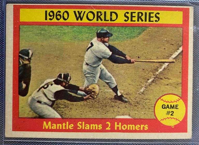 Group of 4 - Topps Mickey Mantles - Matthew Bullock Auctioneers