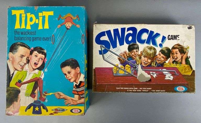 Group of 2 Vintage Ideal Board Games - Matthew Bullock Auctioneers