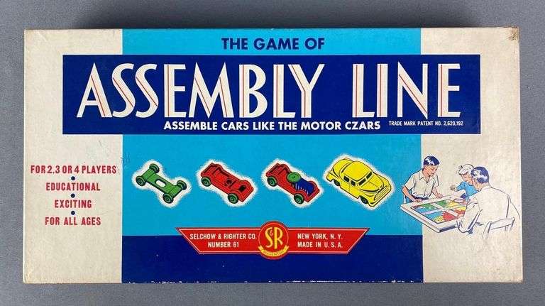 The Game of Assembly Line Board Game - Matthew Bullock Auctioneers
