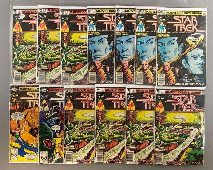 Group of 13 Marvel Star Trek Comic Books - Matthew Bullock Auctioneers