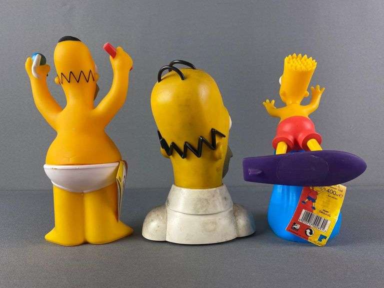 Group of 3 Simpsons Items - Matthew Bullock Auctioneers