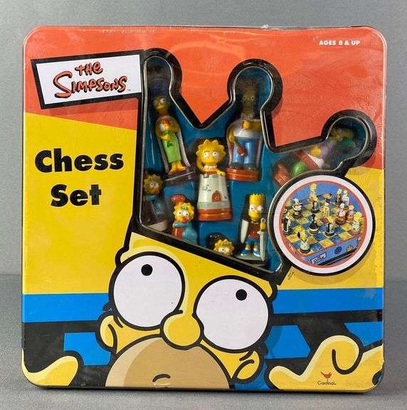 The Simpsons Chess Set - Matthew Bullock Auctioneers
