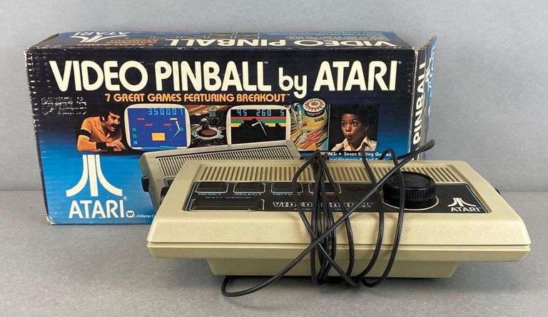 Atari Video Pinball Gaming Console - Matthew Bullock Auctioneers