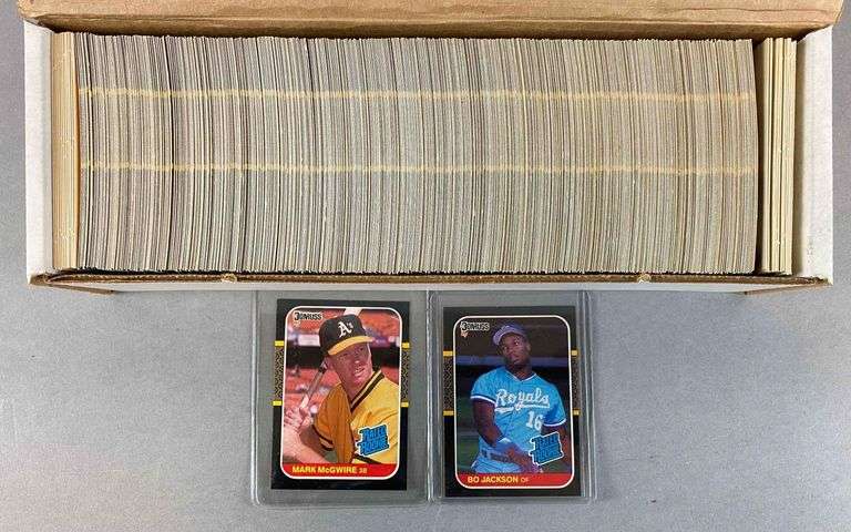 1987 Donruss Baseball Set - Matthew Bullock Auctioneers