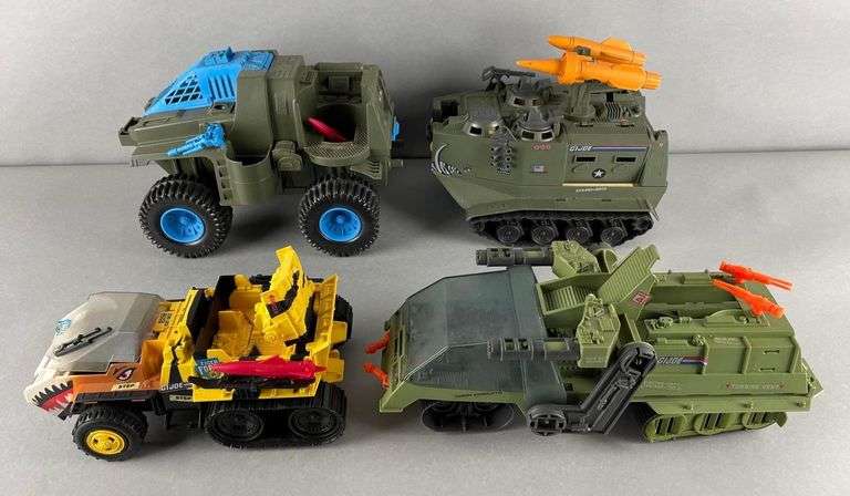 Group Of 4 GI Joe Vehicles - Matthew Bullock Auctioneers