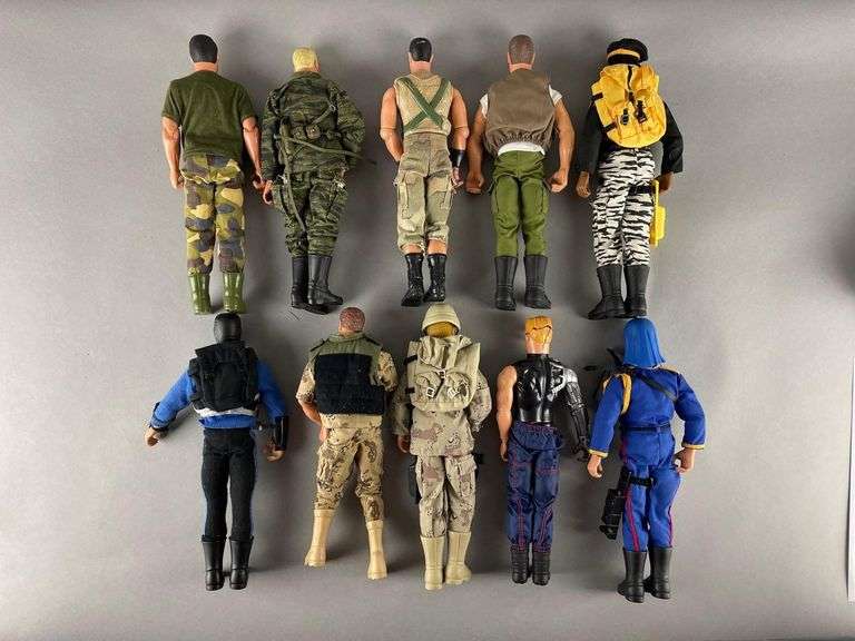 Group Of 10 Modern GI Joe And Max Steel Figures - Matthew Bullock ...