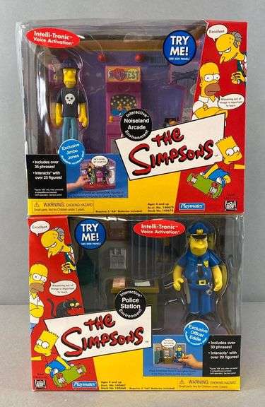 Group of 2 Playmates The Simpsons Interactive Sets - Matthew Bullock ...