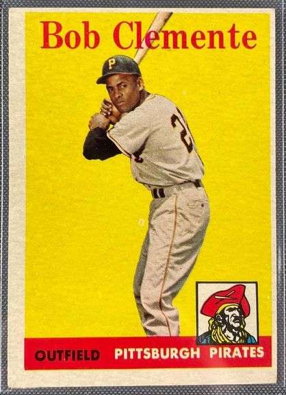 1958 Topps Roberto (Bob) Clemente # 52 - Matthew Bullock Auctioneers