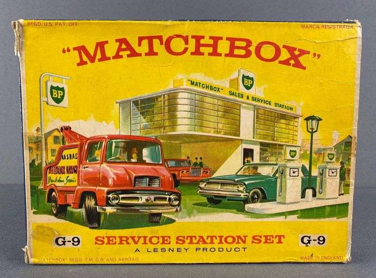 Matchbox Service Station Set G-9 BOX - Matthew Bullock Auctioneers