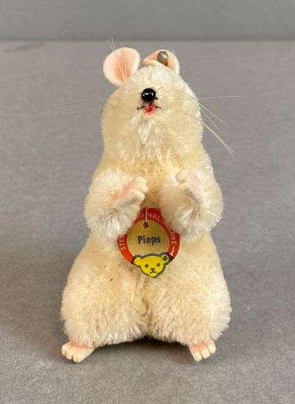 Vintage Steiff Mice Pieps Plush Animal - Matthew Bullock Auctioneers