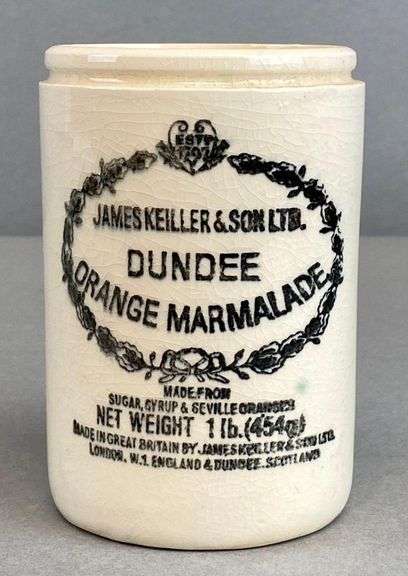 James Keiller and Son Dundee Orange Marmalade Storage Jar - Matthew ...