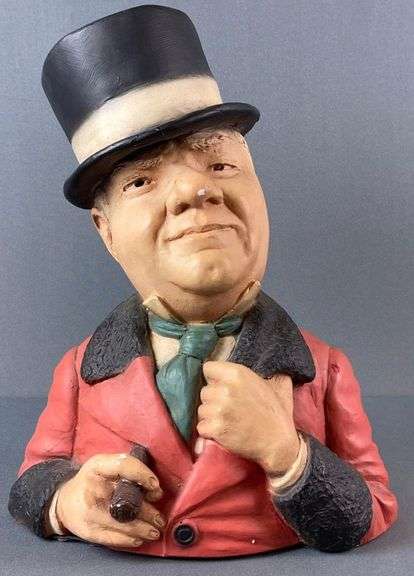 Esco W.C. Fields Chalkware Statue - Matthew Bullock Auctioneers