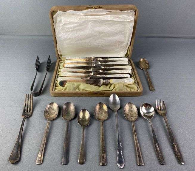 Group of 23 Assorted Flatware - Matthew Bullock Auctioneers