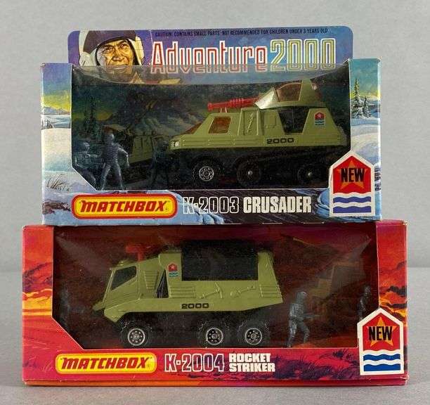 Group of 2 Matchbox Adventure 2000 Die-Cast Vehicles - Matthew Bullock ...
