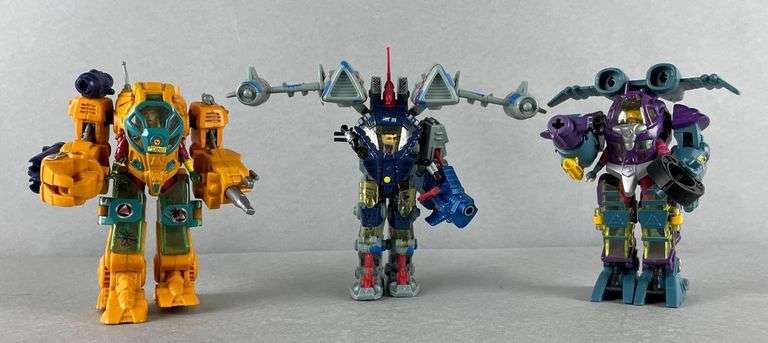 Group Of 3 Exo Squad Action Figures - Matthew Bullock Auctioneers