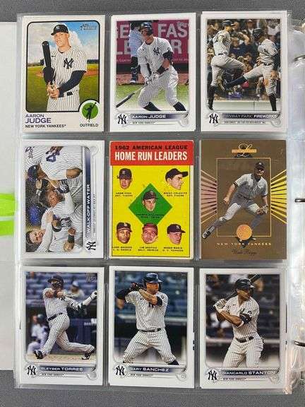 Binder of 220+ New York Yankees Cards with Mantle, Ruth and more ...