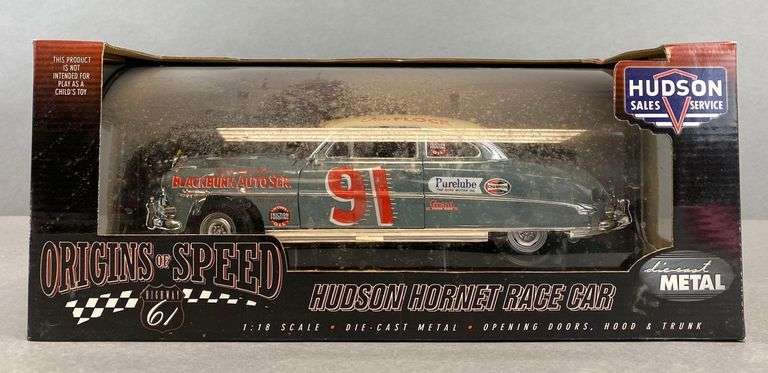 Origins of Speed Hudson Hornet Race Car - Matthew Bullock Auctioneers