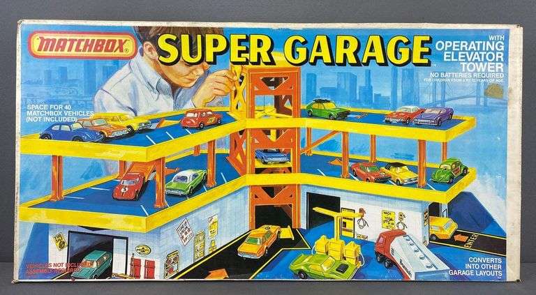 Matchbox Super Garage with Operating Elevator Tower - Matthew Bullock ...