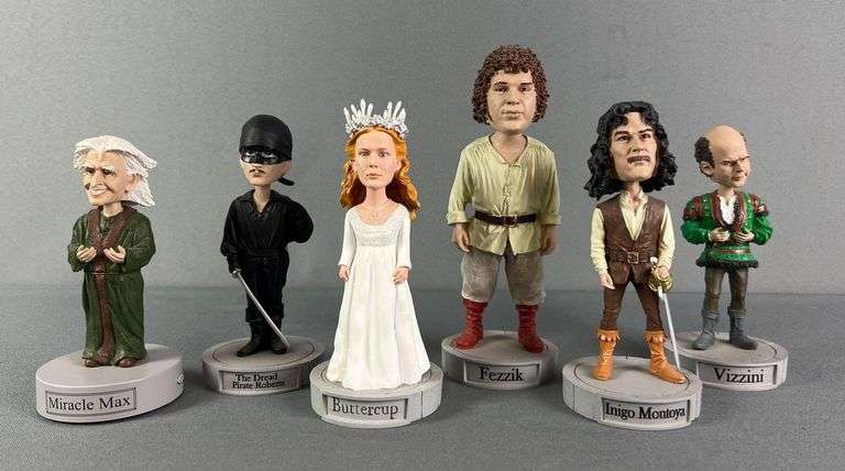 Group of 6 Factory Entertainment Princess Bride Bobbleheads - Matthew ...