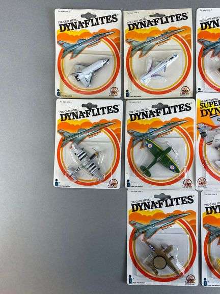 Group of 10 Assorted Dyna-Flites Die-Cast Aircraft - Matthew Bullock ...