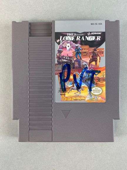 Nintendo NES The Lone Ranger Game Cartridge - Matthew Bullock Auctioneers