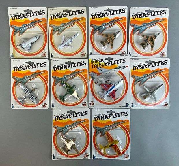 Group of 10 Assorted Dyna-Flites Die-Cast Aircraft - Matthew Bullock ...